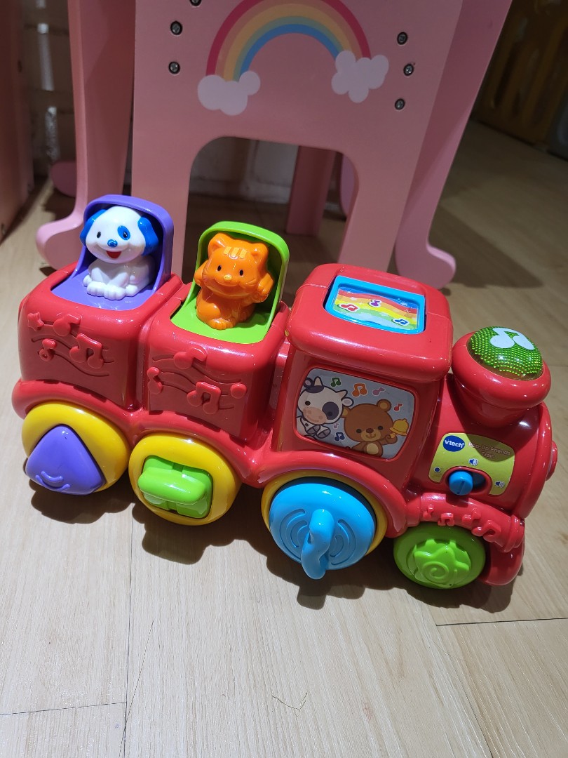 Vtech pop-up friends train, Babies & Kids, Infant Playtime on Carousell