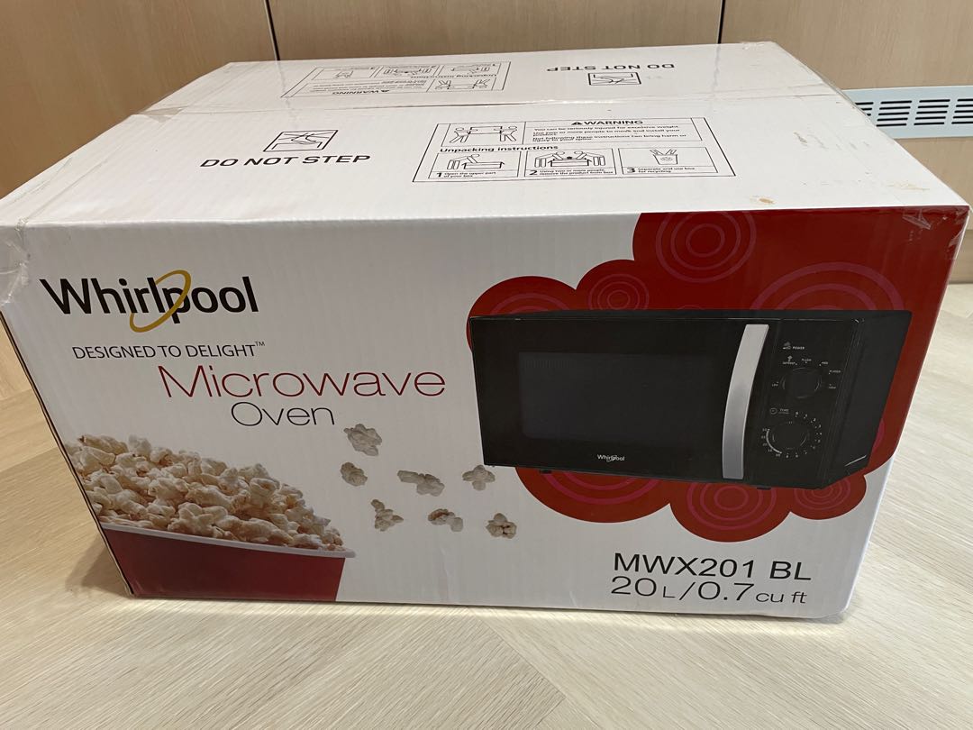 WHIRLPOOL MWX201 BL 20L MICROWAVE OVEN, TV & Home Appliances, Kitchen ...