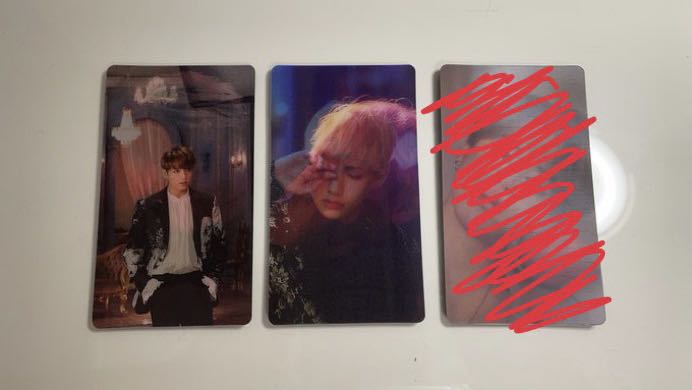 WTS BTS Jungkook & Taehyung Wings Concept Book Lenticular Photocard, Hobbies & Toys ...