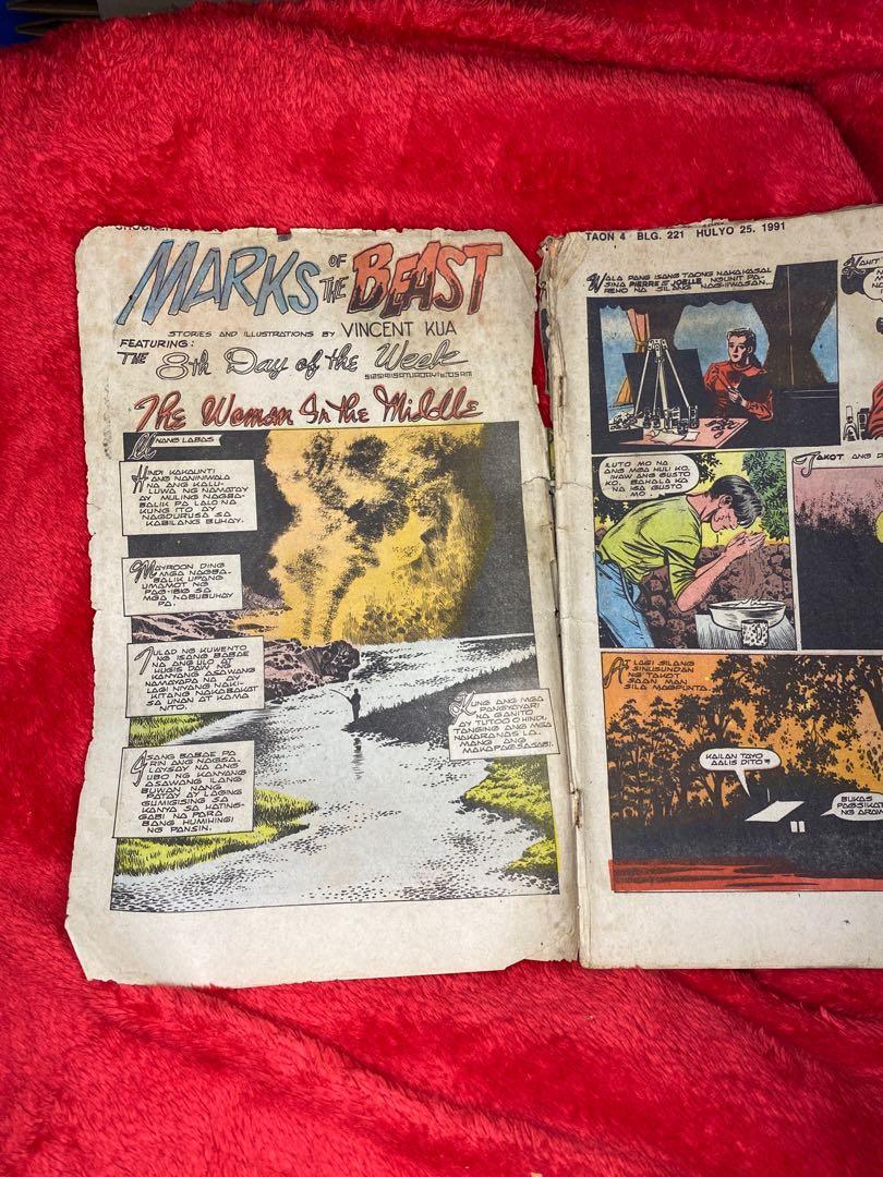 1991 Shocker Komiks 221 Philippines Tagalog Horror Comics Thick 48 ...