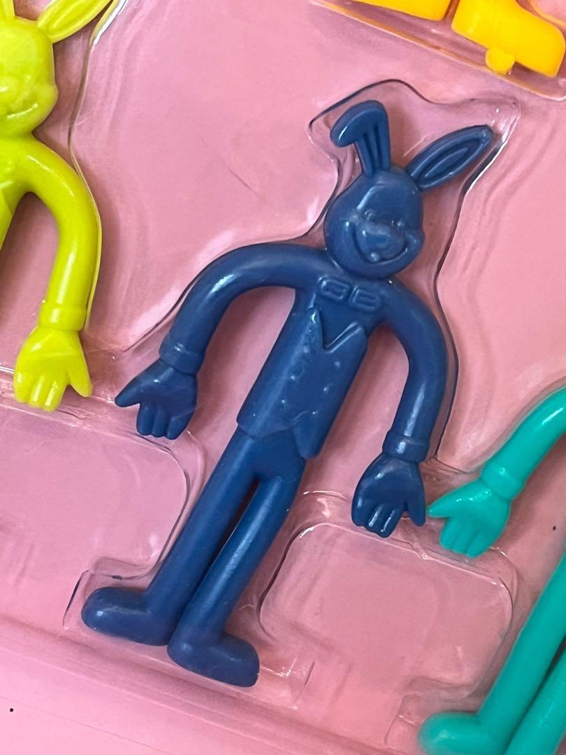 6pc. Stretchy Bunnies - Mini Toy Easter Party Favors, Hobbies & Toys ...