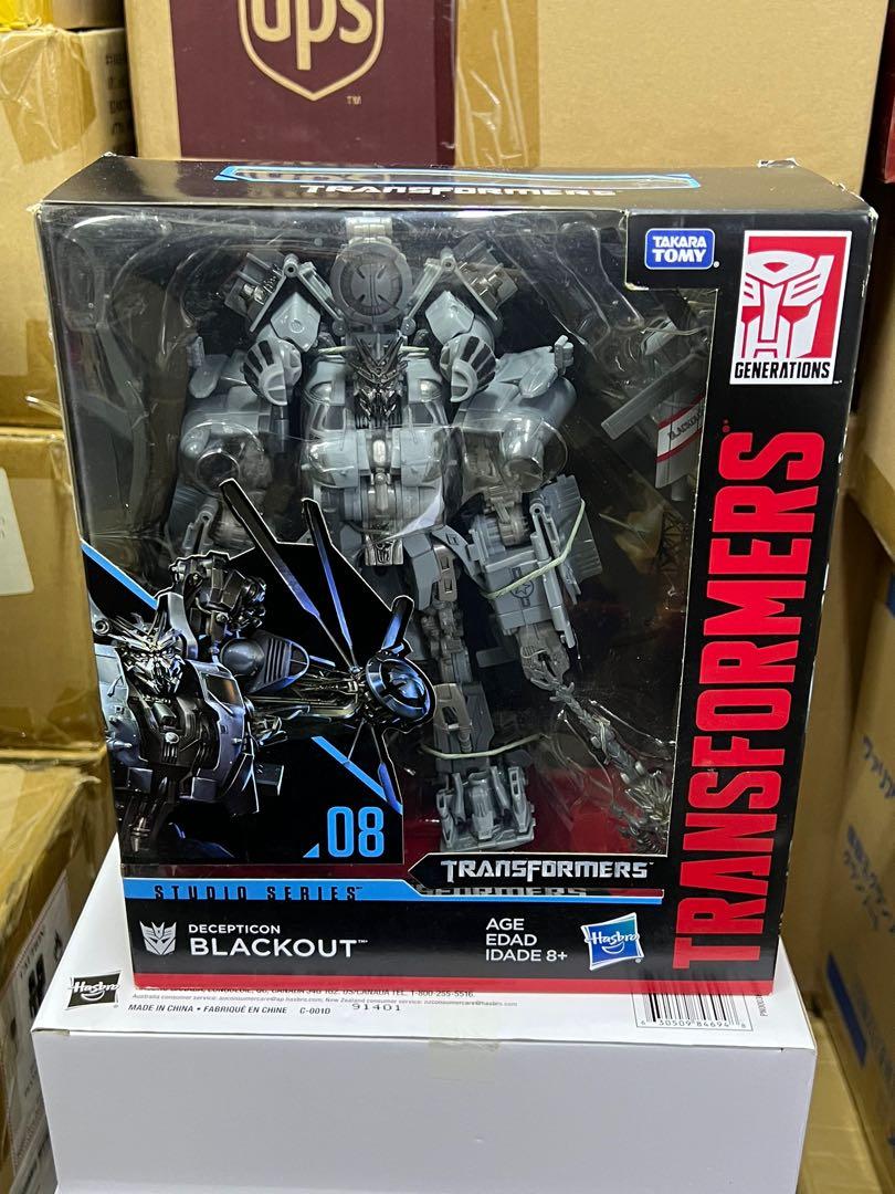 全新 Hasbro Transformers Studio Series SS08 Blackout, 興趣及遊戲, 玩具 & 遊戲類 ...