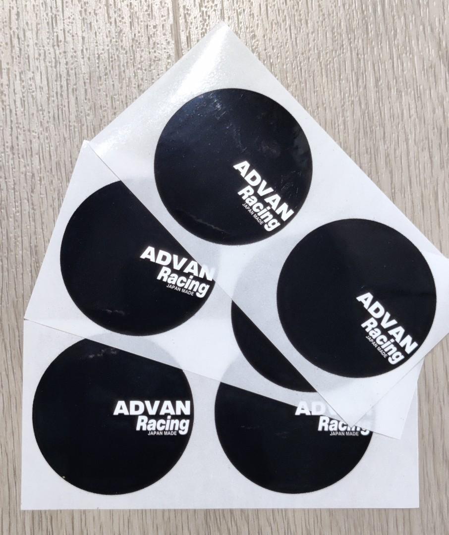 Advan Racing Sticker for Centre Cap, Car Accessories, Tyres & Rims on ...
