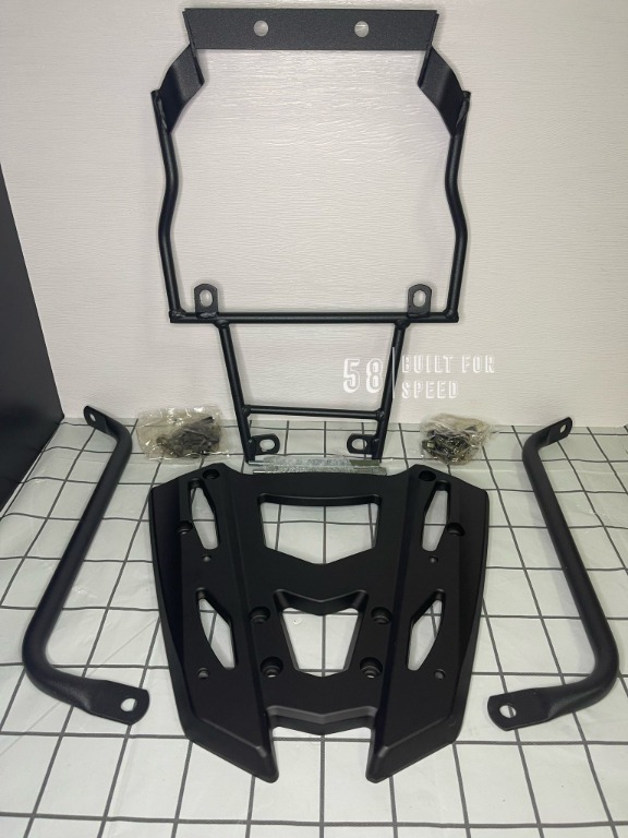 VRX AEROX 155 V2 / NVX155 2021 Rear Box Rack / Rear Rack Top Box ...