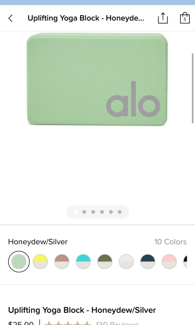 Alo yoga block, Sports Equipment, Exercise & Fitness, Toning ...