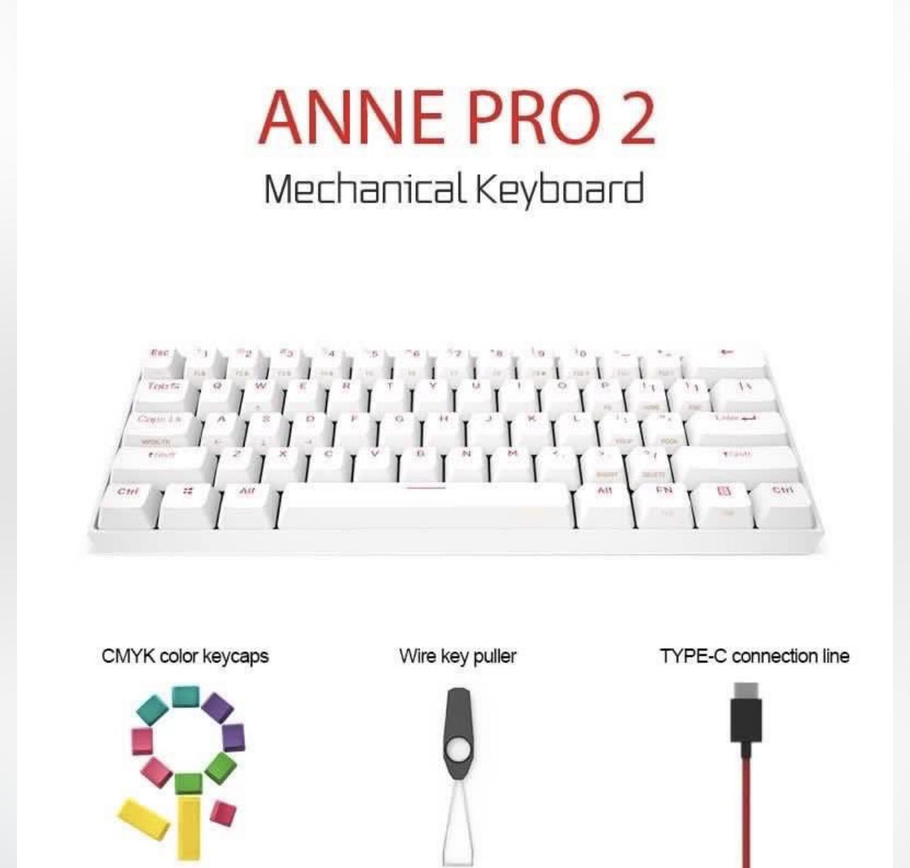 Anne Pro 2 mechanical keyboard [Ready Stock], Computers & Tech, Parts ...
