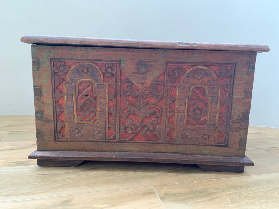 Antique chest crate, Furniture & Home Living, Furniture, Other Home ...