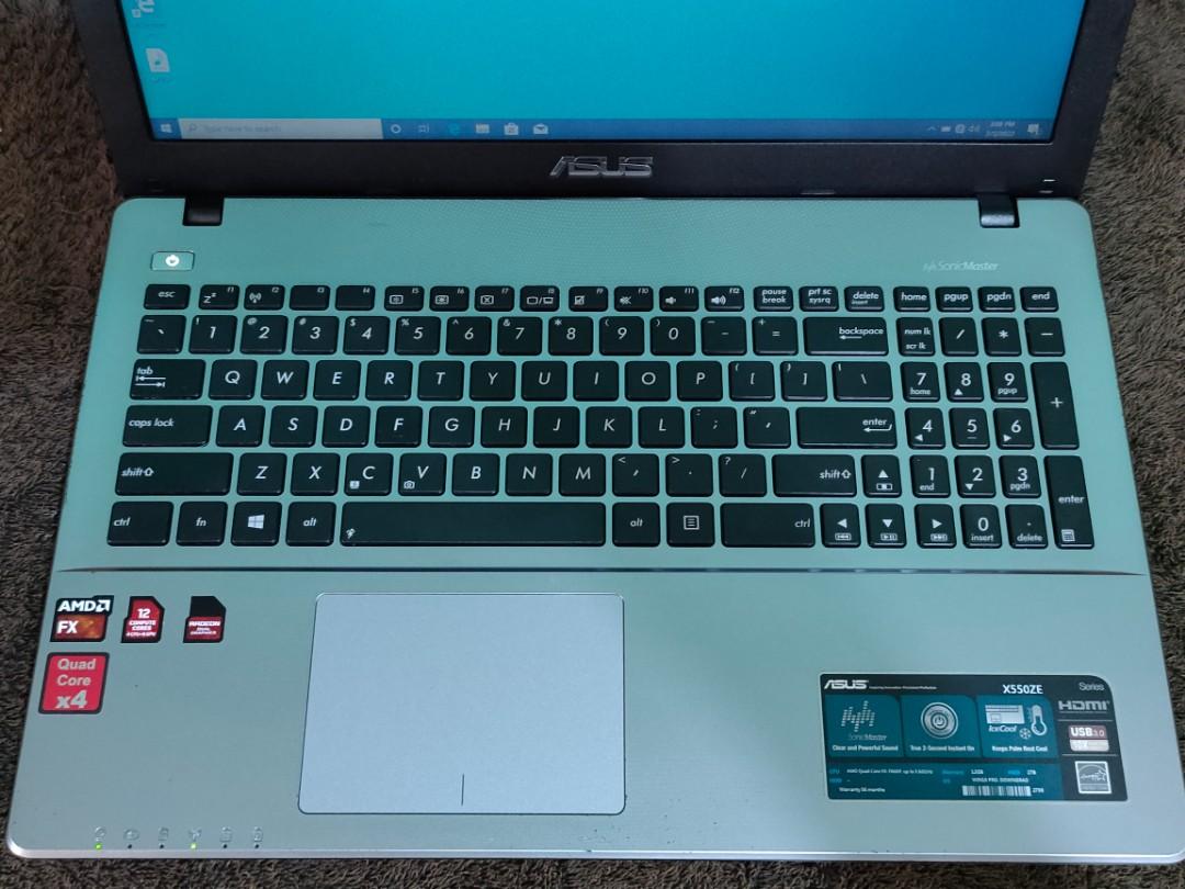 ASUS X550ZE AMD Radeon High gaming laptop 7th gen dual graphics card ...