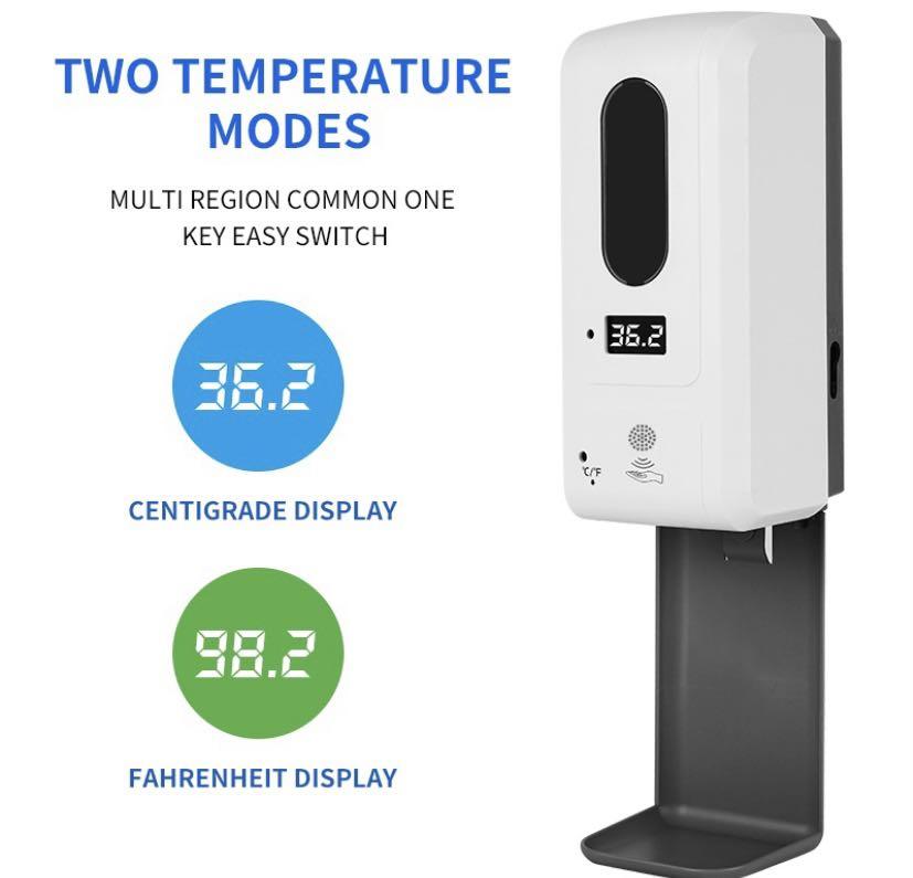 Automatic Alcohol Dispensers with thermal scanner /foot pedal alcohol ...