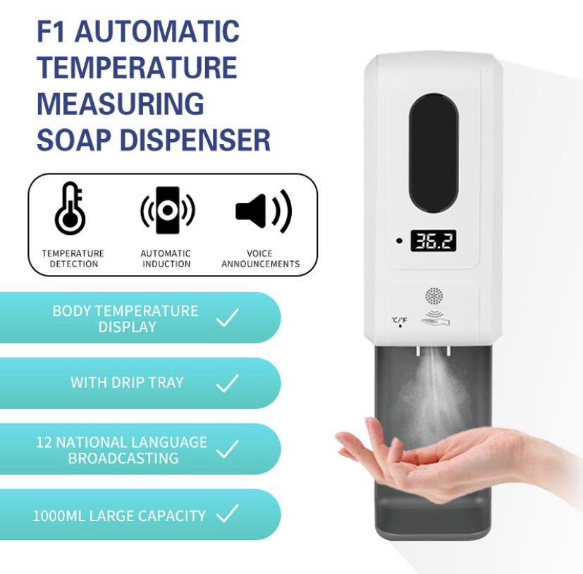 Automatic Alcohol Dispensers with thermal scanner /foot pedal alcohol ...
