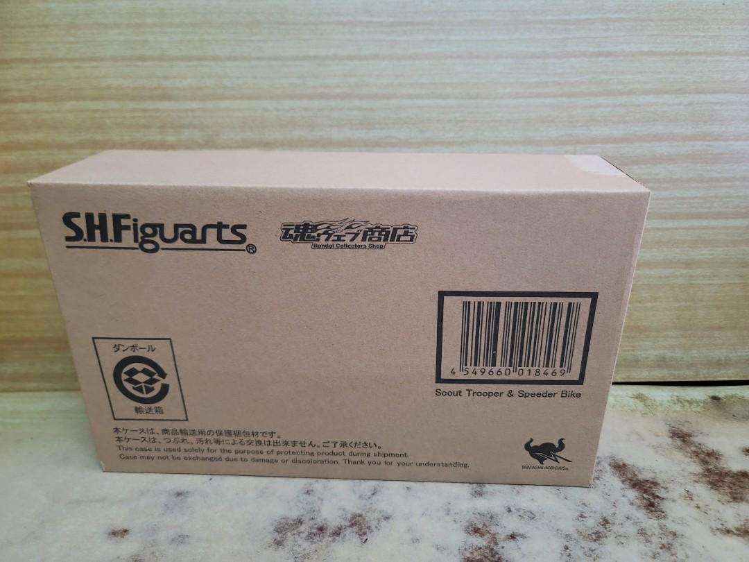 原裝Bandai製2手齊件STAR WARS SHF Scout Trooper & Speeder Bike一盒, 興趣及遊戲, 玩具 & 遊戲類 - Carousell