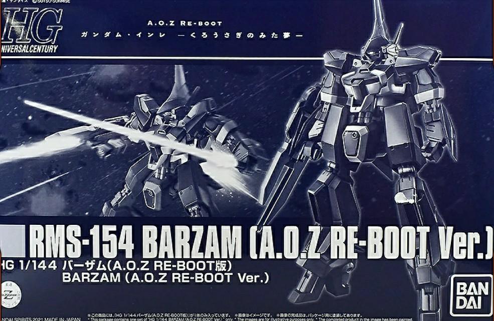 Bandai HG - Barzam (A O Z Reboot Ver) 巴贊 (高達 Gundam HGUC 模型), 興趣及遊戲, 玩具 ...
