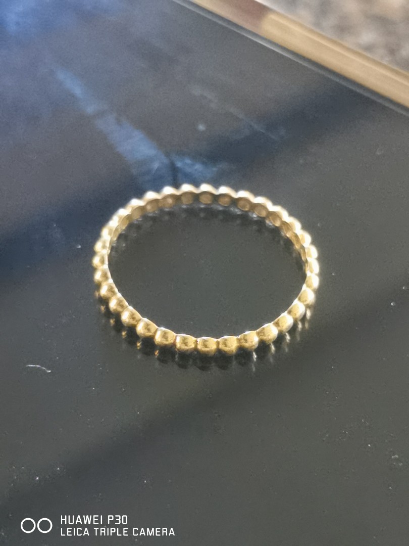 Bubble ring 18k, Women's Fashion, Jewelry & Organizers, Rings on Carousell