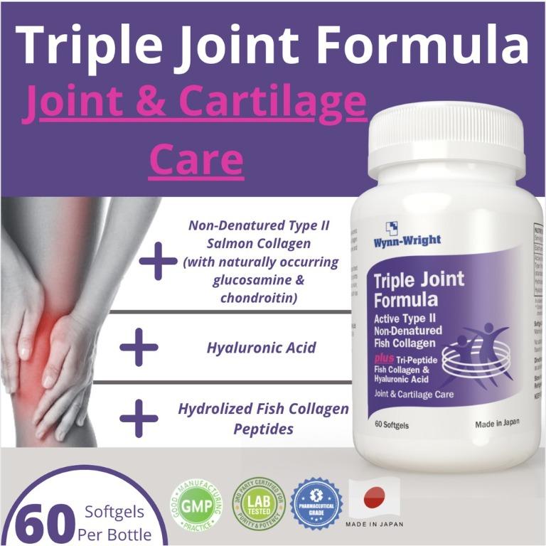 (Bundle of 2) Triple Joint Formula - 5 in 1 Glucosamine - Collagen Type ...