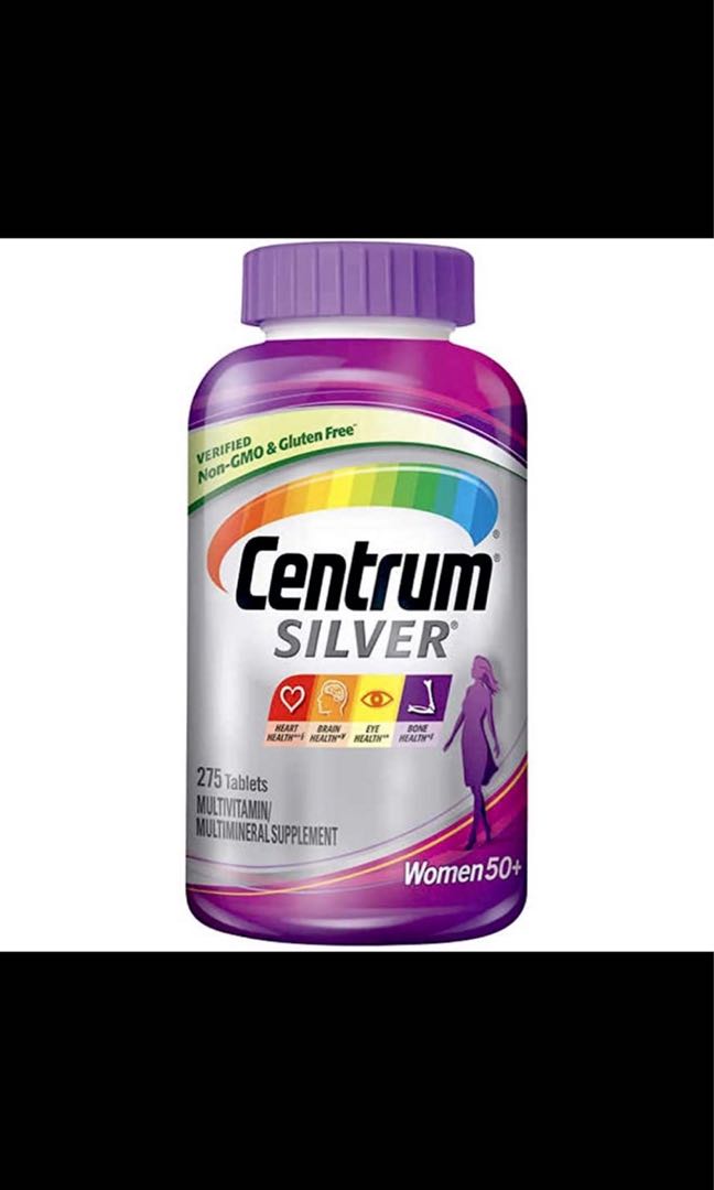 Centrum Silver Women 50+ (275), Health & Nutrition, Health Supplements ...