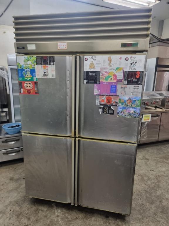 CHILLER UPRIGHT 4 DOOR STANDING CHILLER STAINLESS STEEL YODA USED ...