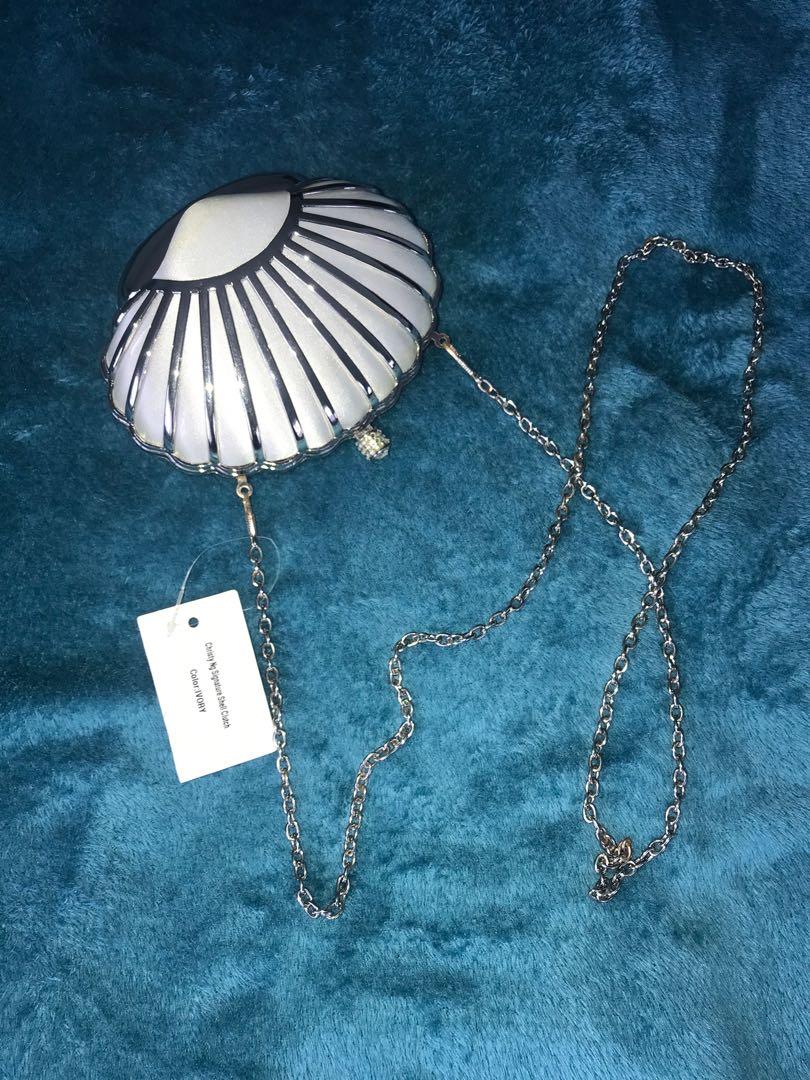 Christy Ng Signature Shell Clutch, Women's Fashion, Bags & Wallets ...