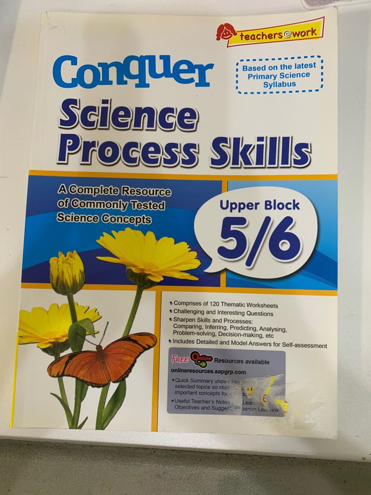 Conquer Science Process Skill upper block 5/6, Hobbies & Toys, Books ...