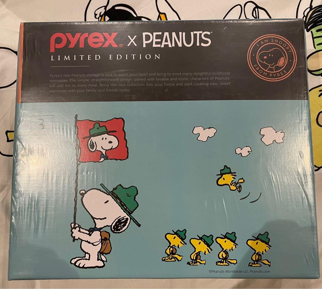 Corelle Pyrex Peanuts 3 Piece Set, Furniture & Home Living, Kitchenware ...