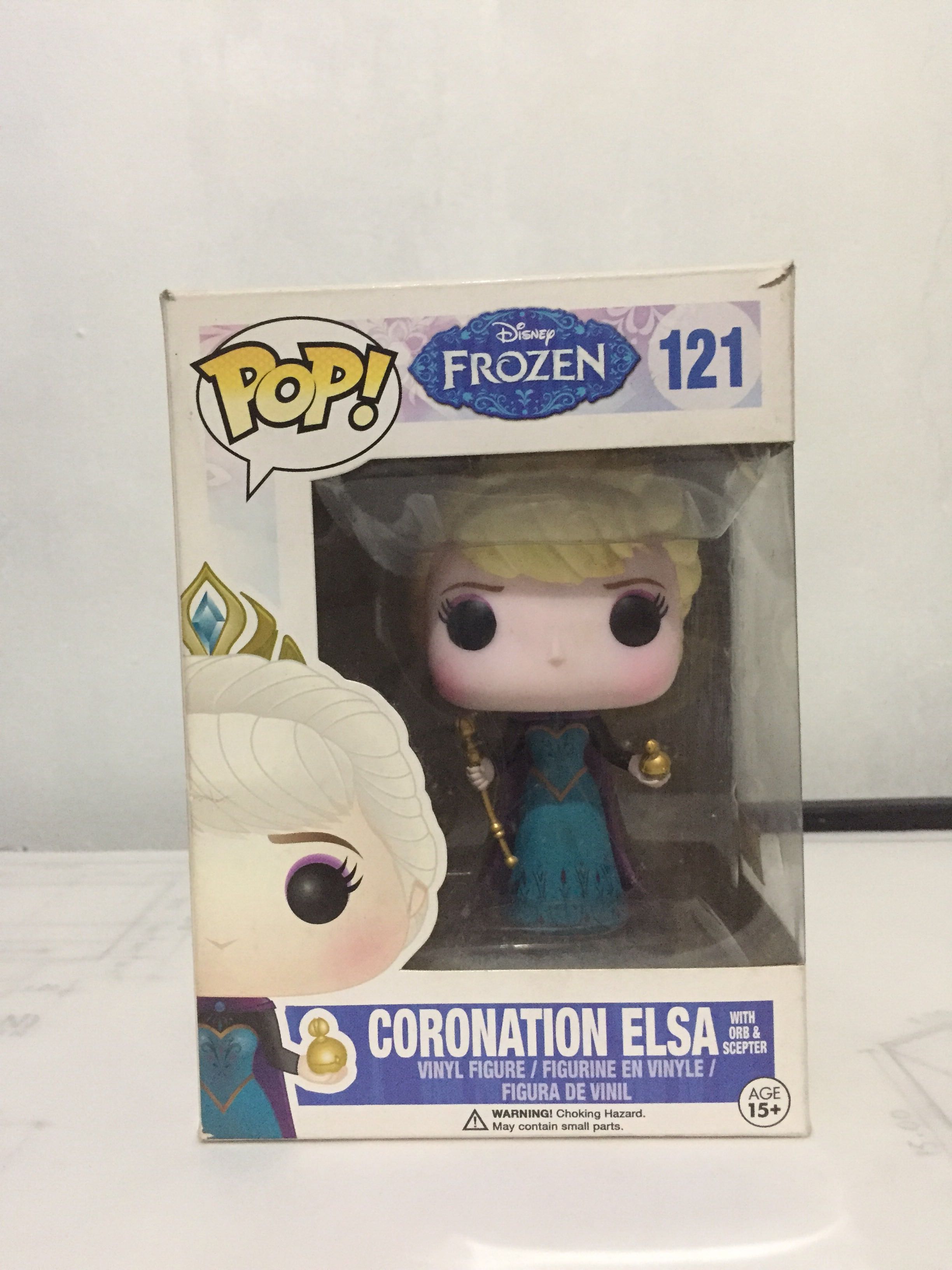 Funko POP Frozen Coronation Elsa w/ Orb & Scepter (Frozen), Hobbies ...