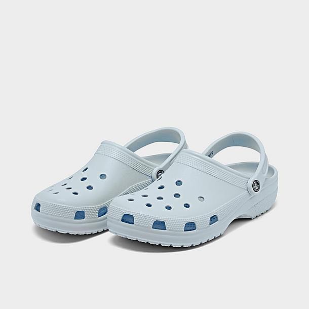 crocs mineral blue, Women's Fashion, Footwear, Flipflops and Slides on ...