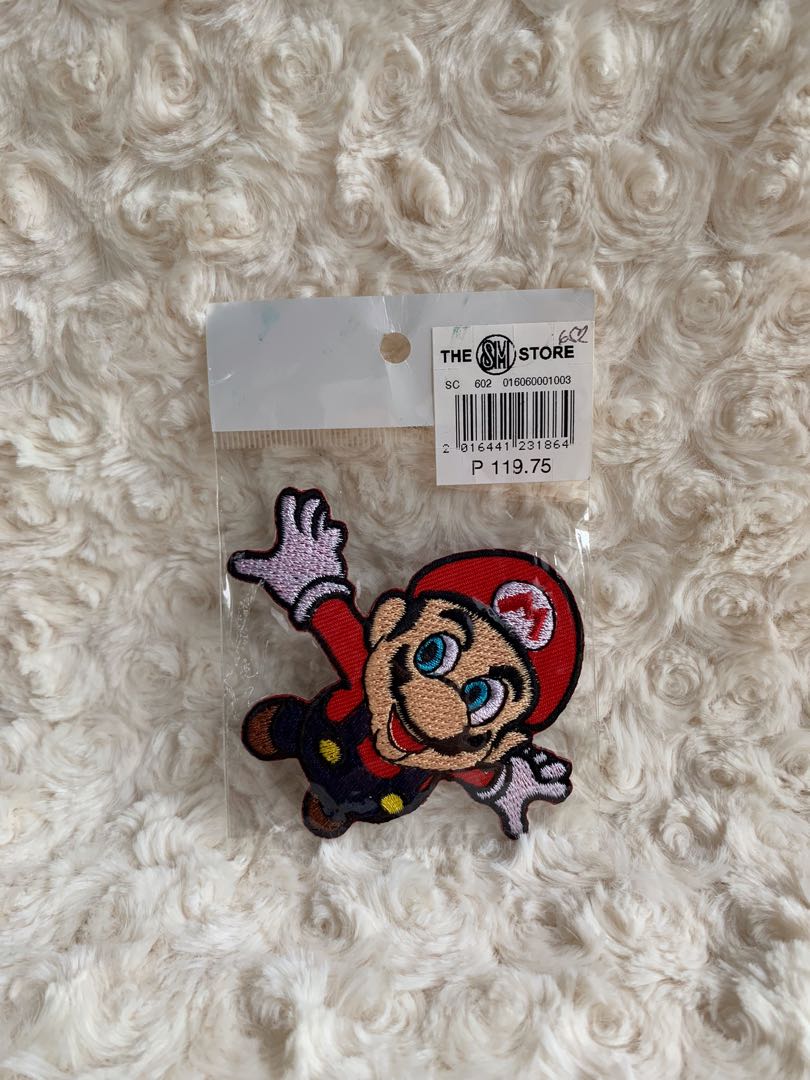 Cute Mario Patch, Hobbies & Toys, Stationary & Craft, Other Stationery ...