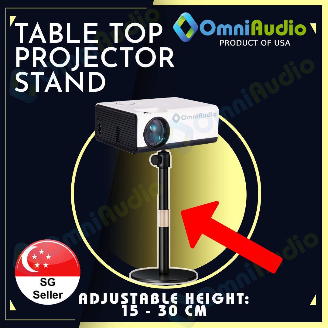 [DURABLE] STYLISH UNIVERSAL TABLE TOP PROJECTOR STAND WITH ADJUSTABLE ...