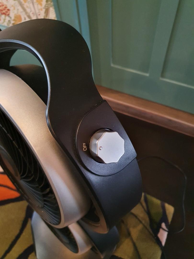 EuropAce dual turbo oscillating fan 9", Furniture & Home Living ...