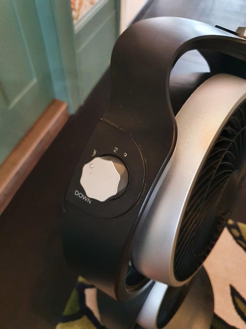 EuropAce dual turbo oscillating fan 9", Furniture & Home Living ...