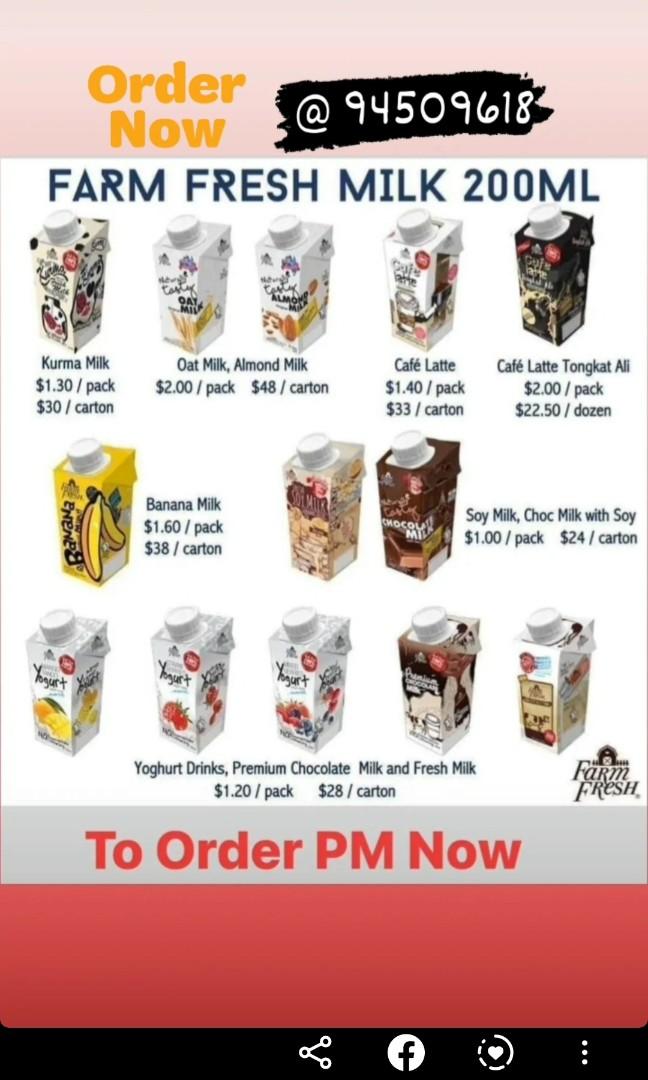 Farmfresh Drinks, Food & Drinks, Beverages on Carousell