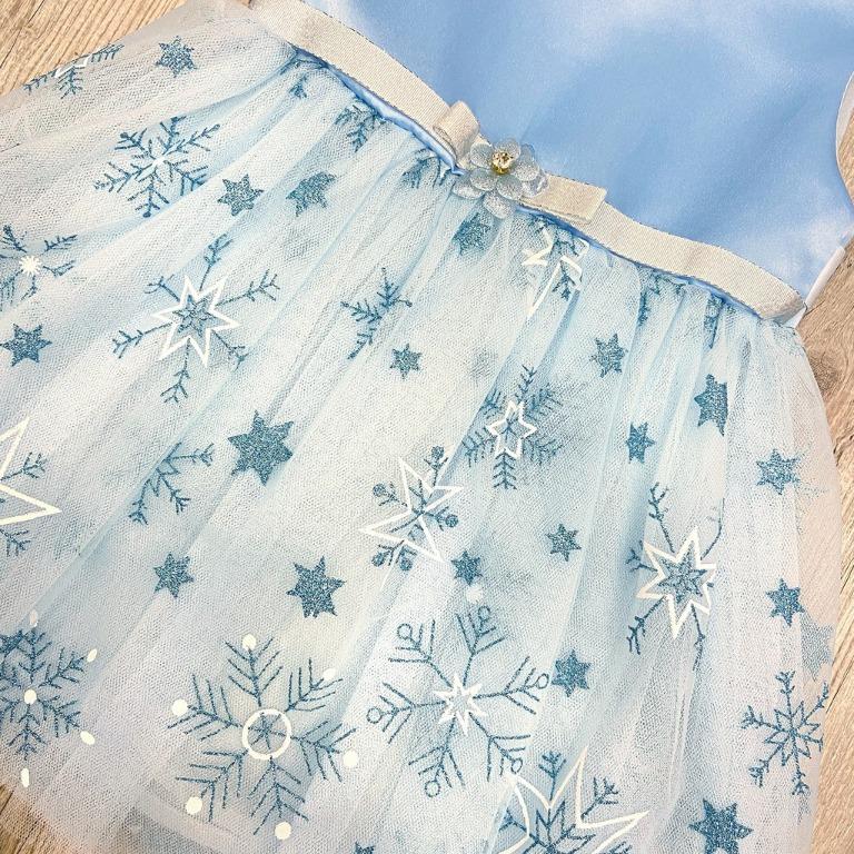 Frozen Themed Snowflake Princess Dress, Babies & Kids, Babies & Kids ...