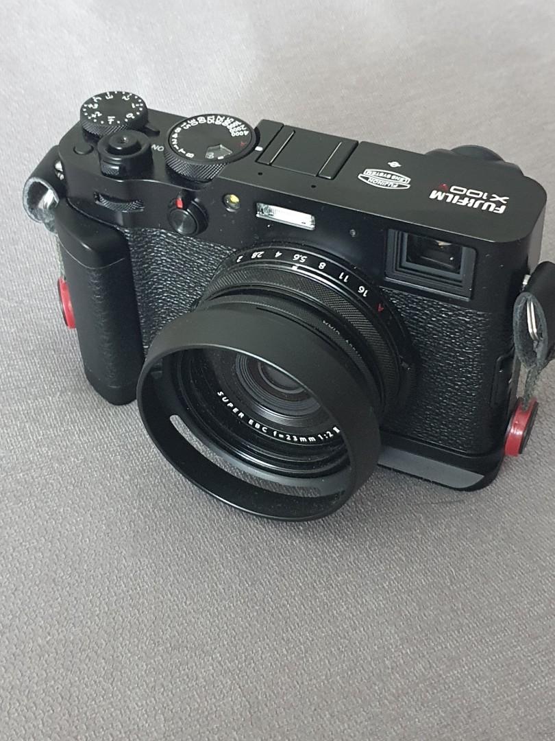 Fujifilm X100V with many accessories, Photography, Cameras on Carousell