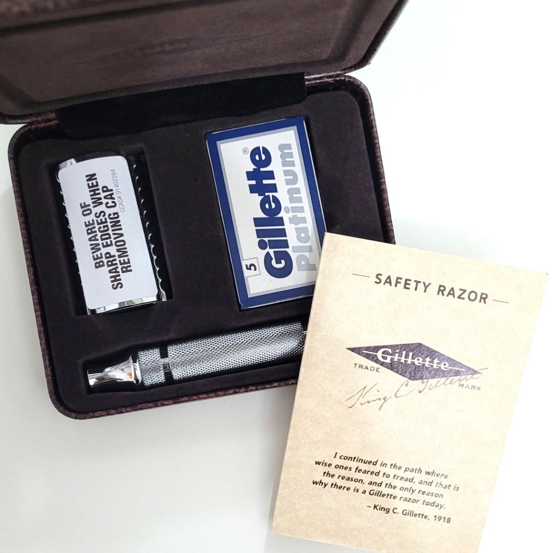 Gillette Heritage Double Edge Safety Razor, Beauty & Personal Care, Men ...