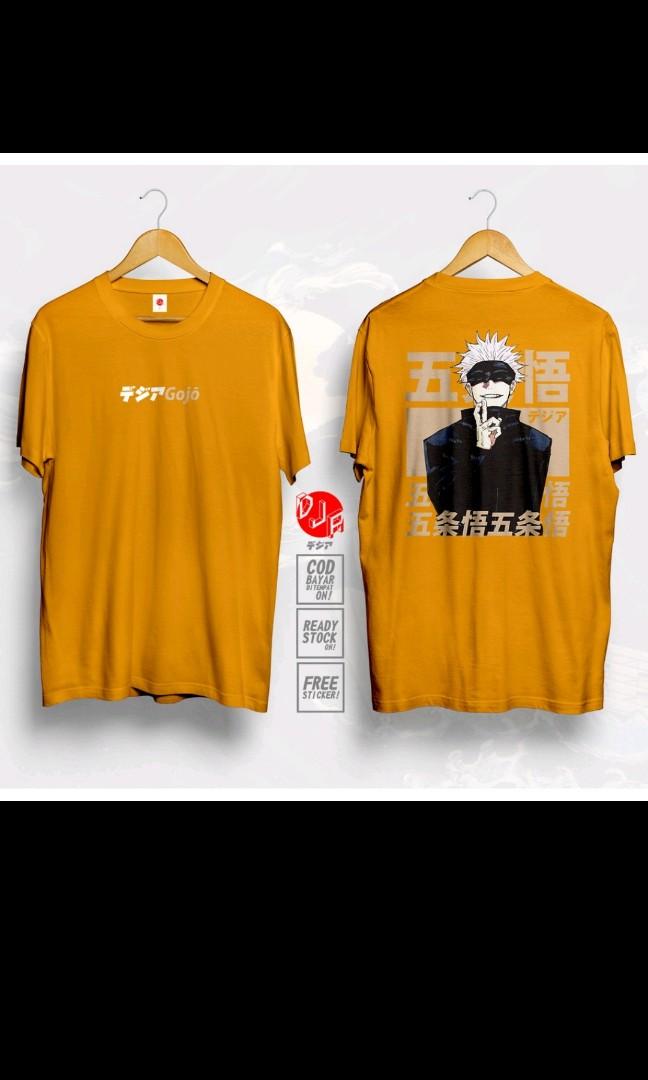 GOJO SATORU Sensei JUJUTSU KAISEN Japanese ANIME, Men's Fashion, Tops ...