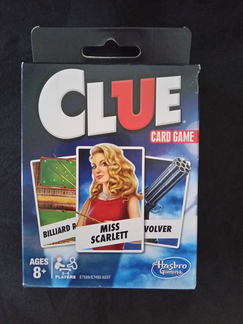 Hasbro Cluedo Card, Hobbies & Toys, Toys & Games on Carousell
