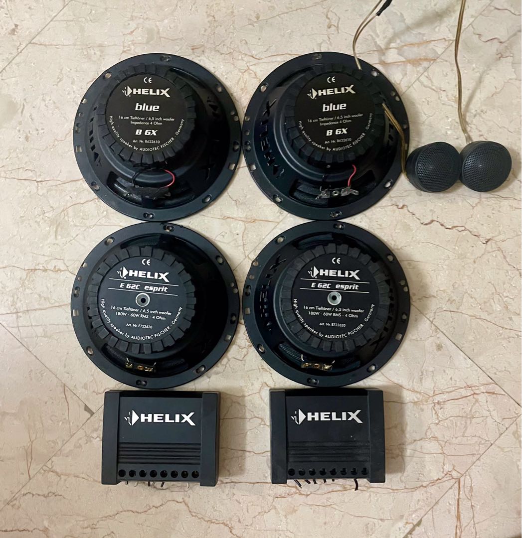 Helix front n rear speakers, Car Accessories, Accessories on Carousell