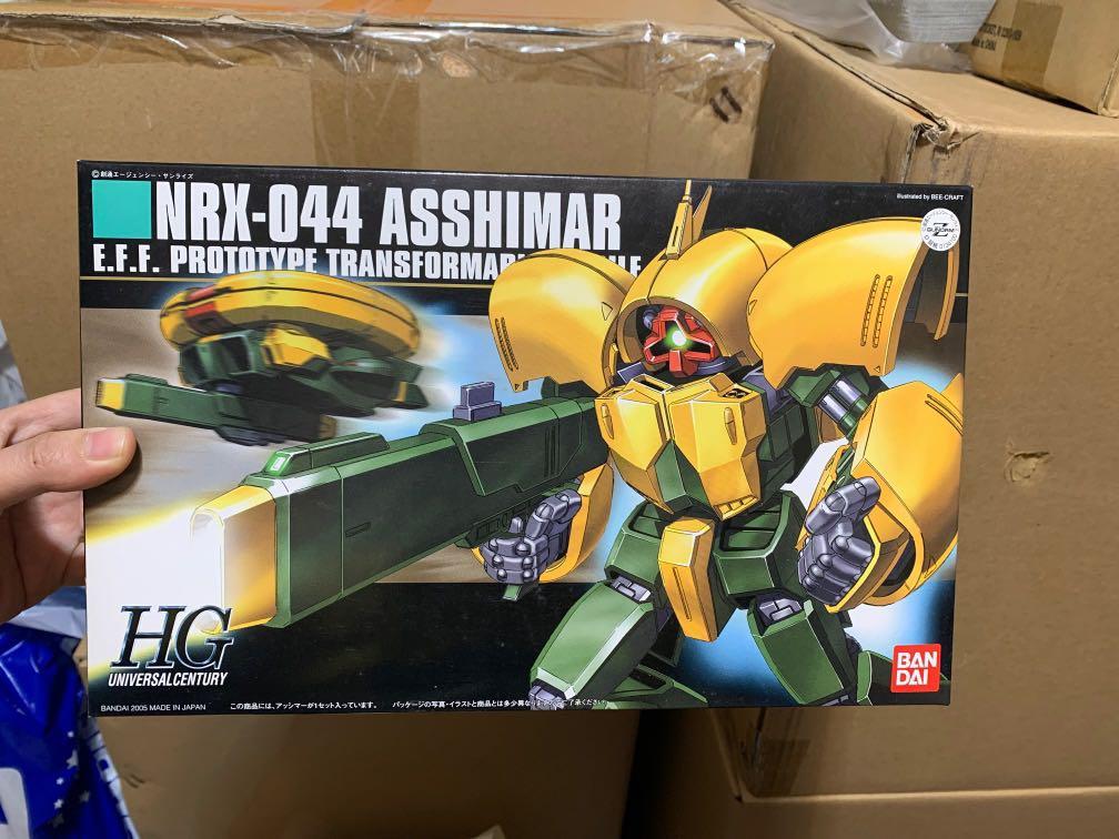 hg nrx-044 asshimar 1/144, 興趣及遊戲, 玩具 & 遊戲類 - Carousell