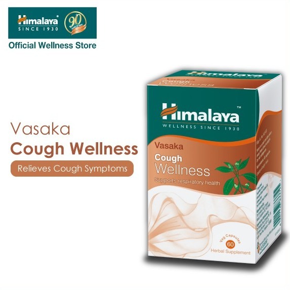 [Himalaya] Vasaka Cough Wellness 60 Capsules - Cough Relief, Health ...