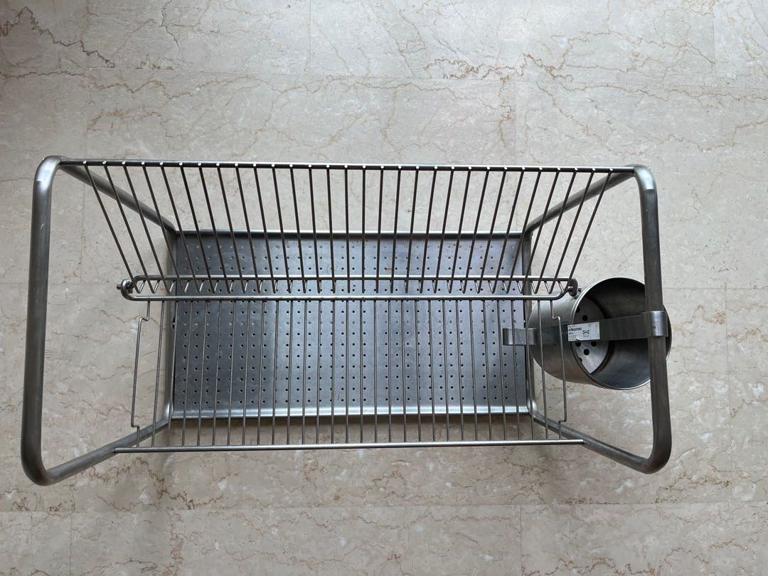 IKEA DISH DRYING RACK CUTLERY STAINLESS STEEL, Furniture & Home Living ...