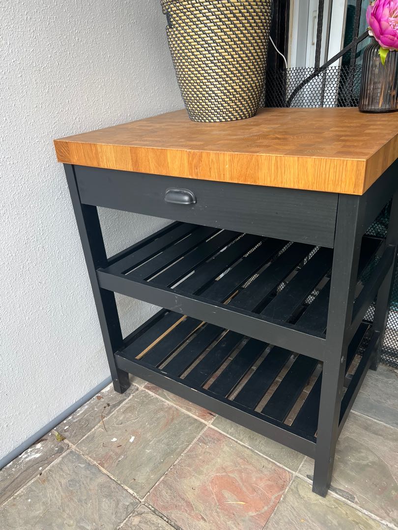 IKEA Kitchen Island Vadholma, Furniture & Home Living, Furniture ...