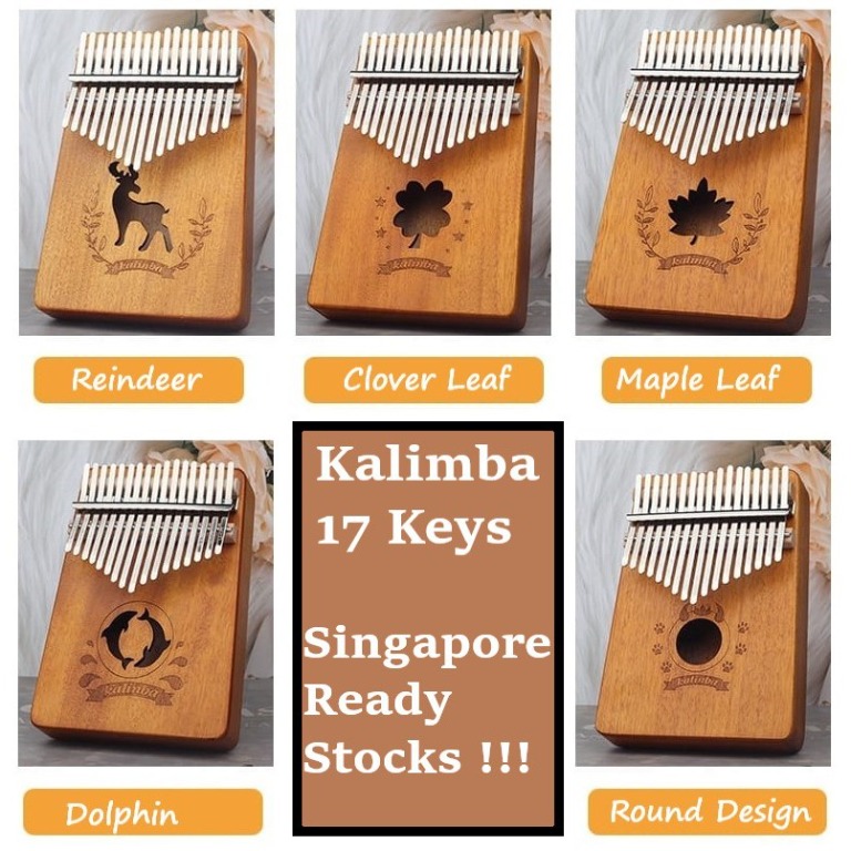 Kalimba 17 Keys Thumb Mini Piano Finger Piano Kalinba Music Instrument ...