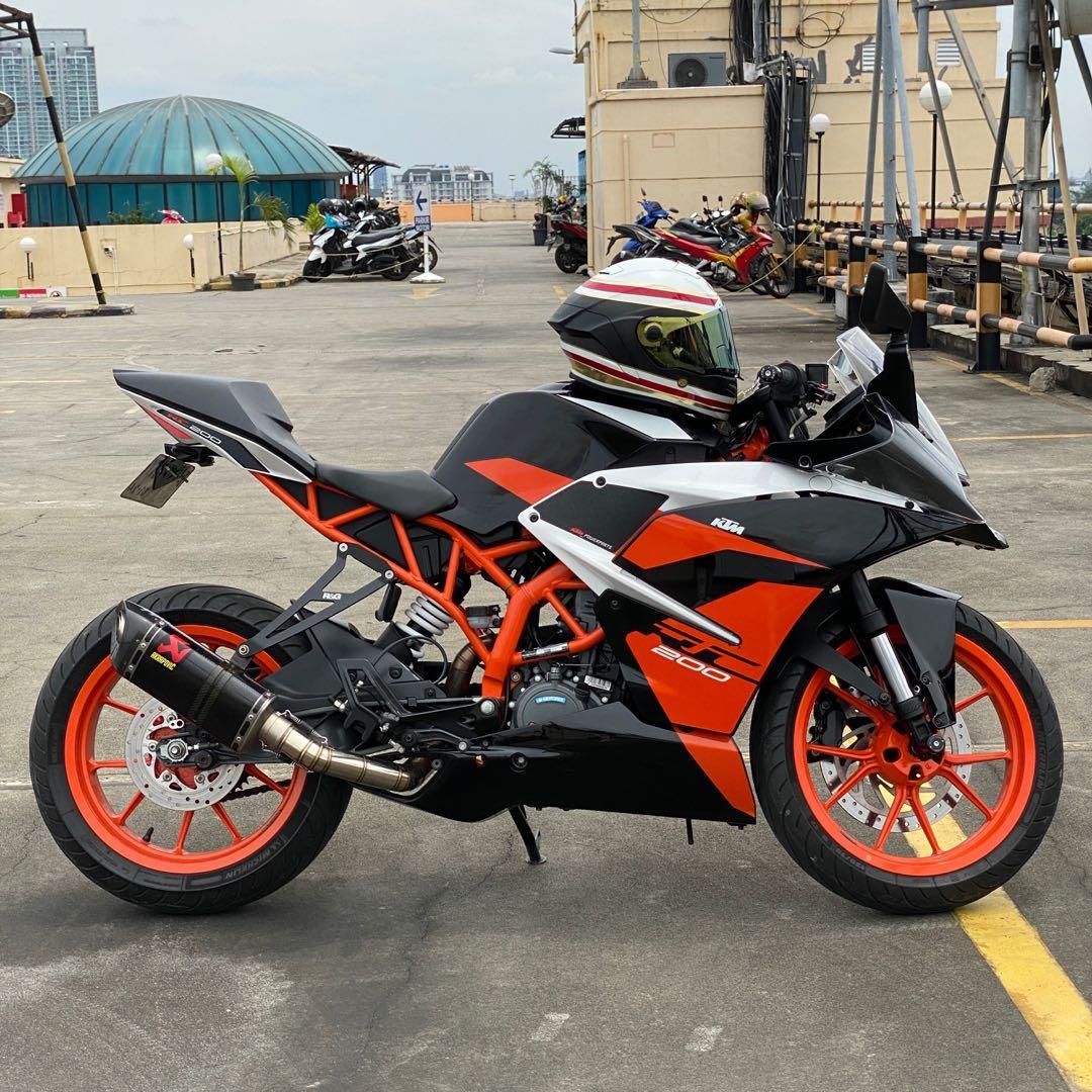 KTM RC 200 full modif pajak panjang, Motor di Carousell