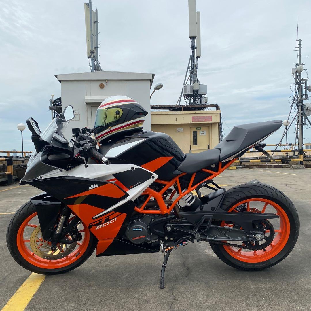 KTM RC 200 full modif pajak panjang, Motor di Carousell