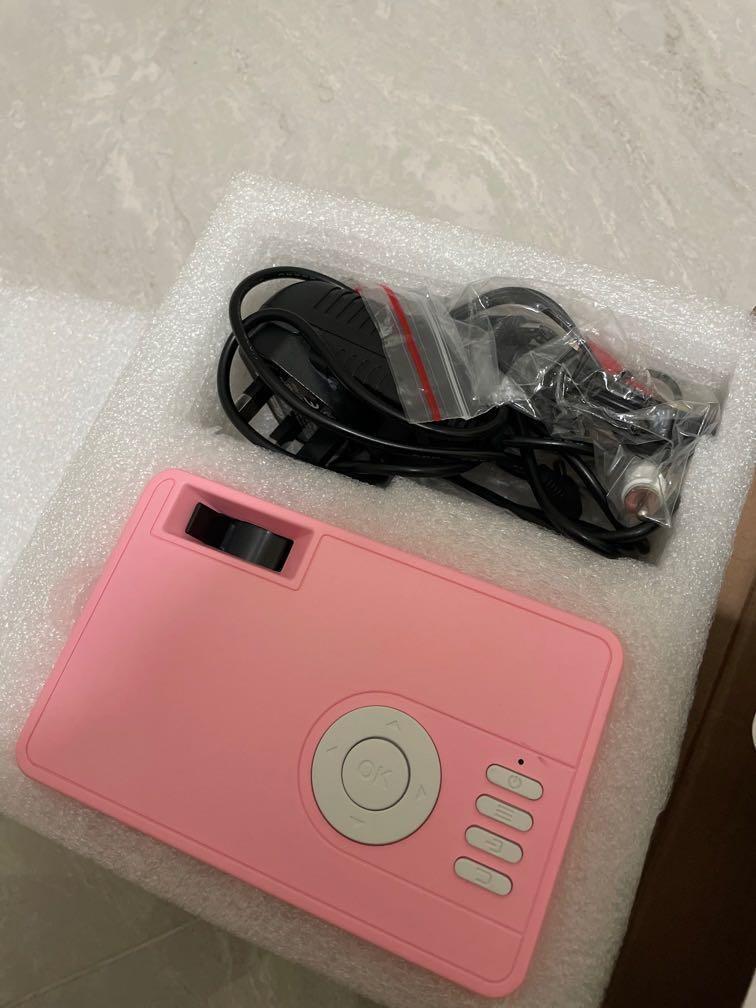 LED Projector (Pink), TV & Home Appliances, TV & Entertainment ...