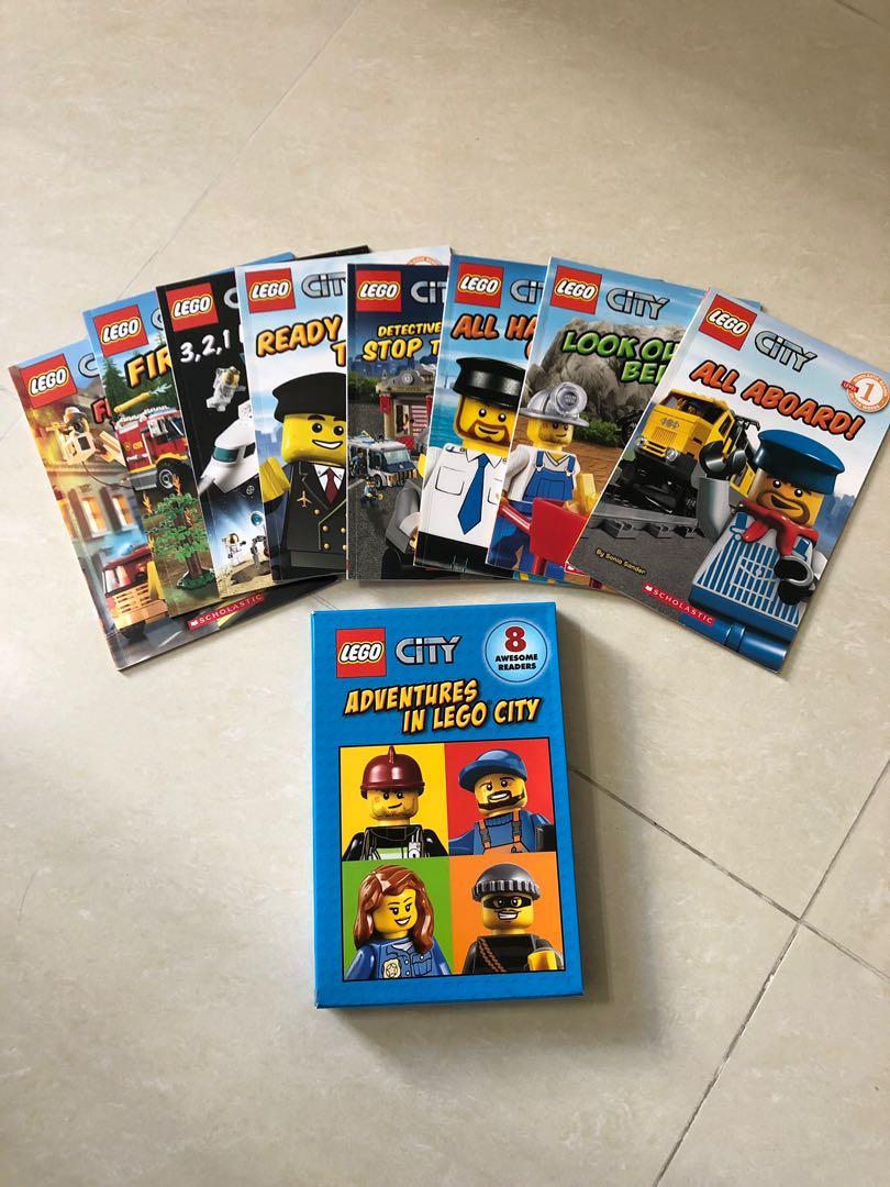 Lego City Books Set, 興趣及遊戲, 書本 & 文具, 小朋友書 - Carousell