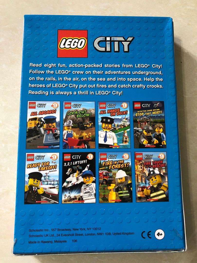 Lego City Books Set, 興趣及遊戲, 書本 & 文具, 小朋友書 - Carousell