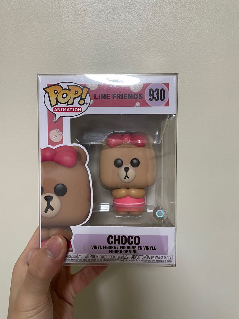 LINE friends Funko Pop Choco, Hobbies & Toys, Toys & Games on Carousell