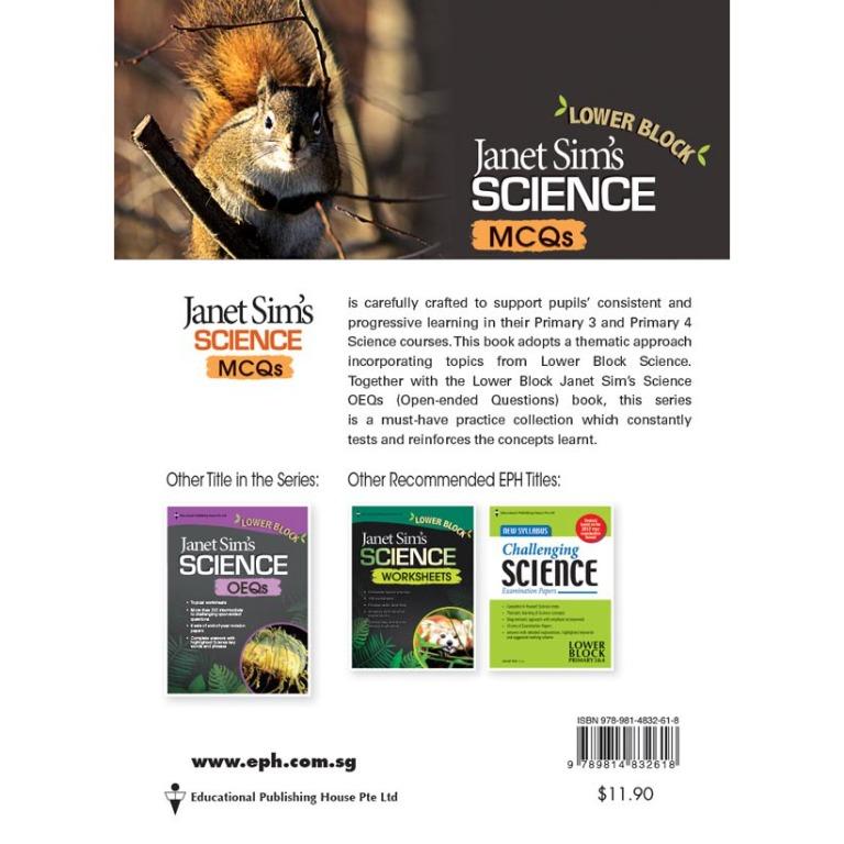 Lower Block Janet Sim's Science MCQs/Primary 3&4 Science Assessment ...