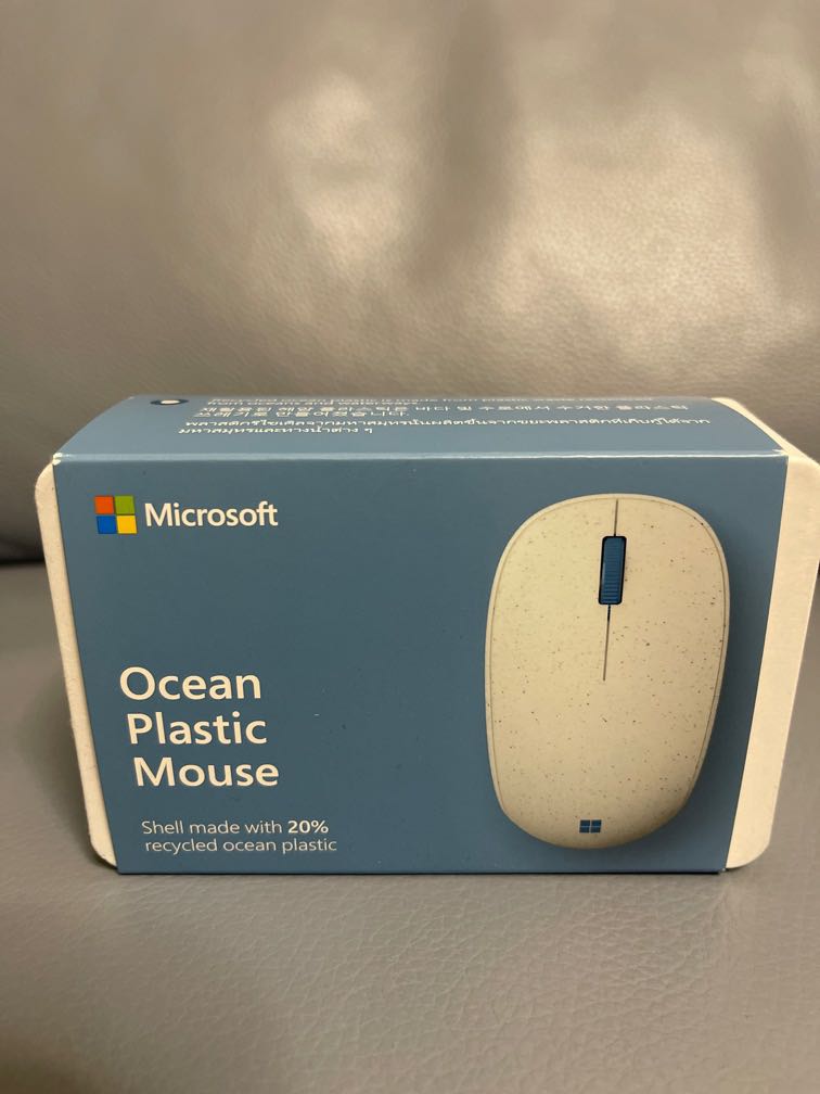 Microsoft Ocean Plastic Mouse, 電腦＆科技, 電腦周邊及配件, 電腦滑鼠及相關產品 - Carousell