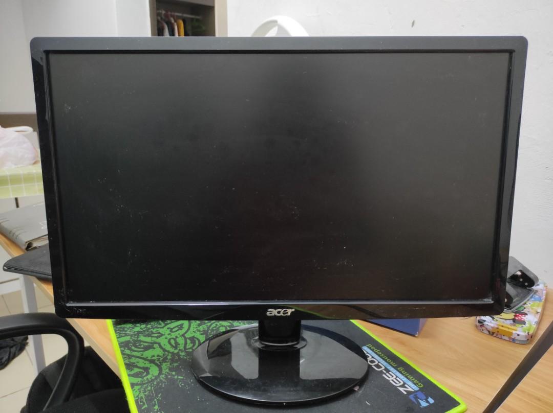 Monitor acer 20", Computers & Tech, Parts & Accessories, Monitor ...